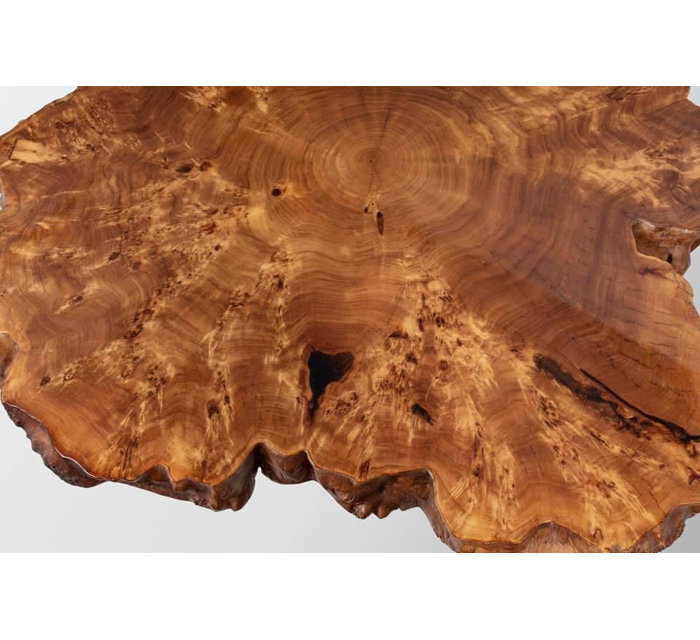 WoodenArtPro Slice Wood And Epoxy Resin Table XXL | Wayfair