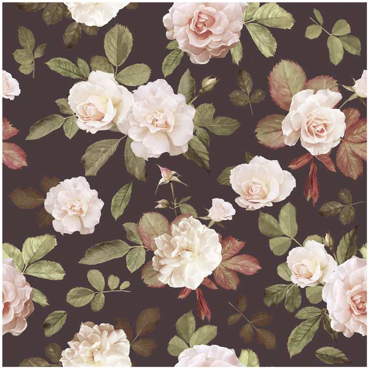 Winston Porter Kalden Peel & Stick Floral Wallpaper | Wayfair