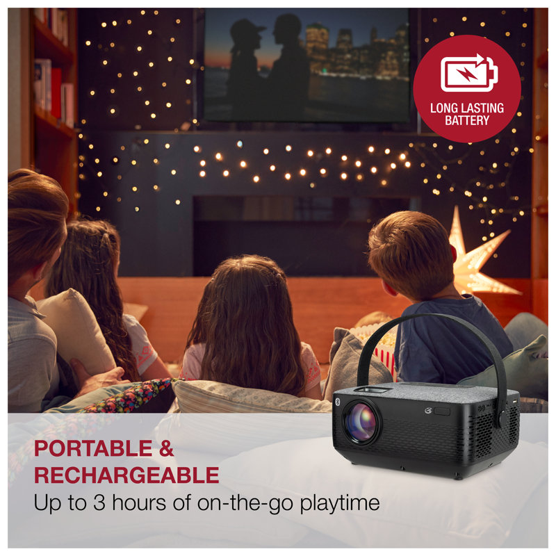 GPX 2000 Lumens Portable Projector & Reviews | Wayfair