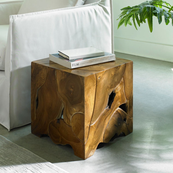 Teak-root-end-table | Wayfair