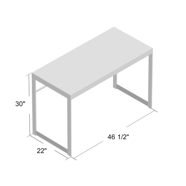 17 Stories Dewell 46.5'' Desk & Reviews | Wayfair