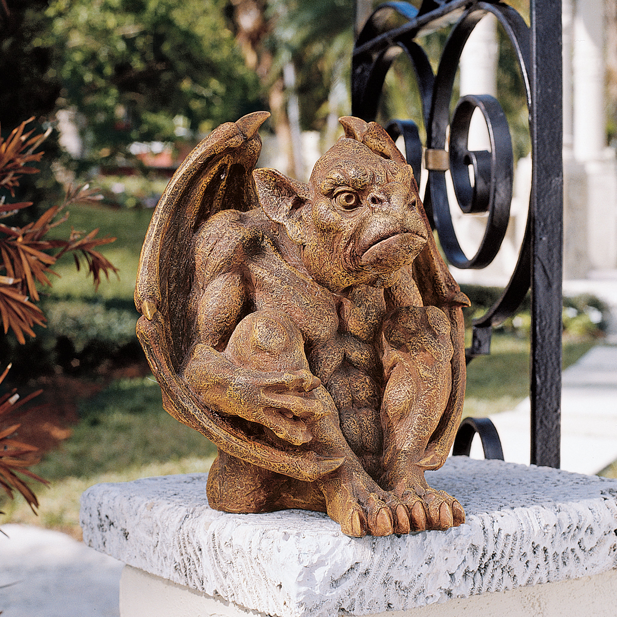 Design Toscano Balthazar's Watch Gargoyle Statue & Reviews | Wayfair