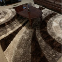 Orren Ellis Koo Abstract Area Rug in Red/Gray & Reviews | Wayfair