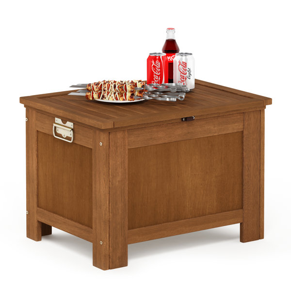 Outdoor-wooden-cooler-table | Wayfair