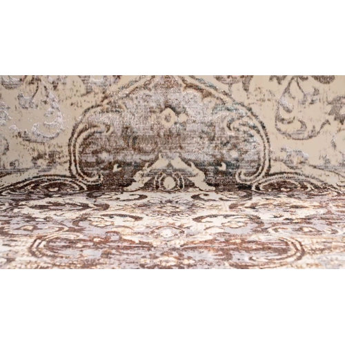 Langley Street Alamo Machine Woven / Power Loomed Performance Cream Rug ...