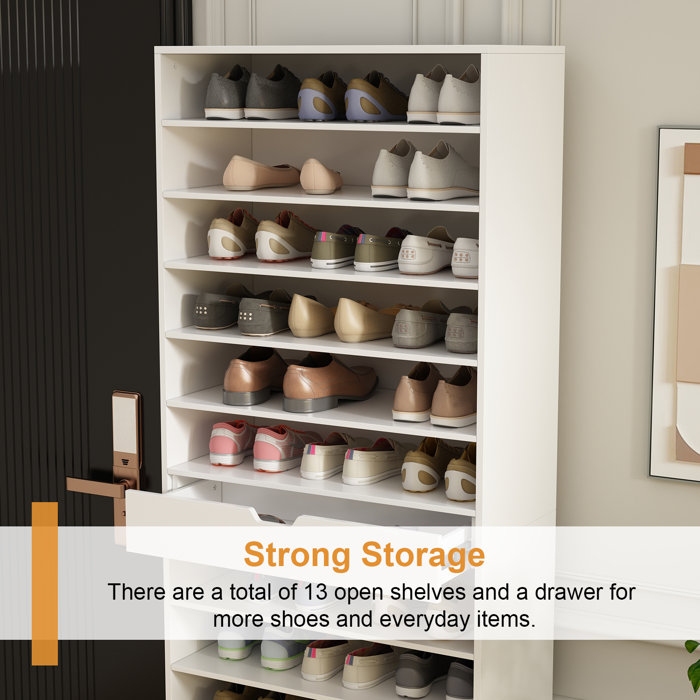 Latitude Run® 26 Pair Shoe Storage Cabinet | Wayfair