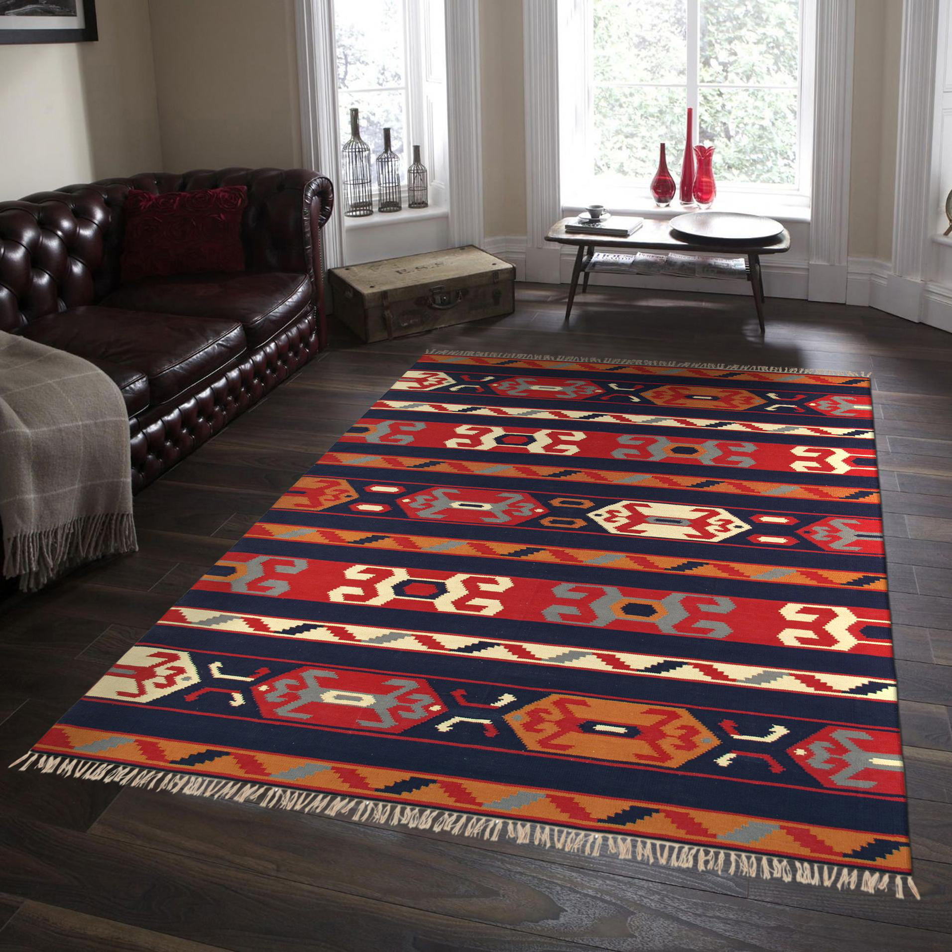 Pasargad Anatolian Handmade Flatweave Multi/Multicolor Rug & Reviews ...