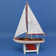 Handcrafted Nautical Decor Wooden It Floats Floating Model Sailboat ...