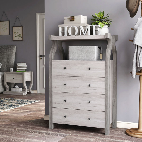 August Grove® Antwonette 4 - Drawer Dresser | Wayfair