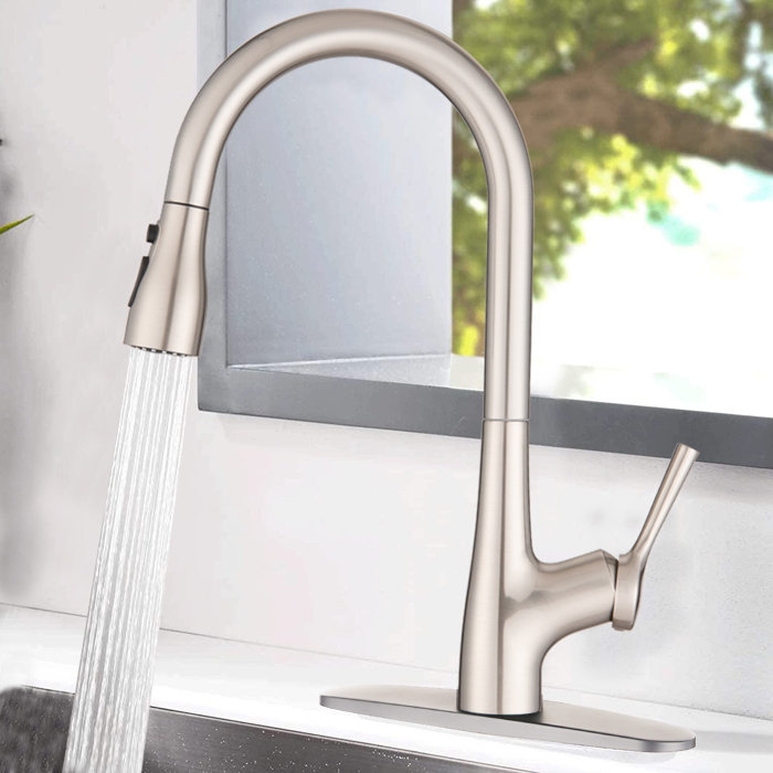 SARMEYA Pull Down Kitchen Faucet | Wayfair