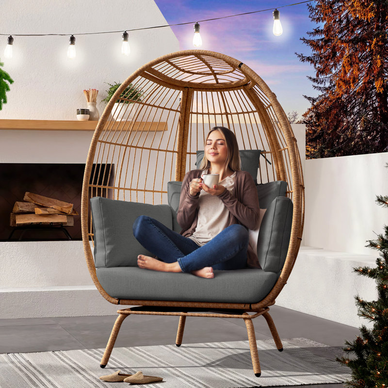 Langley Street Febe Outdoor Chair with Stand & Reviews | Wayfair