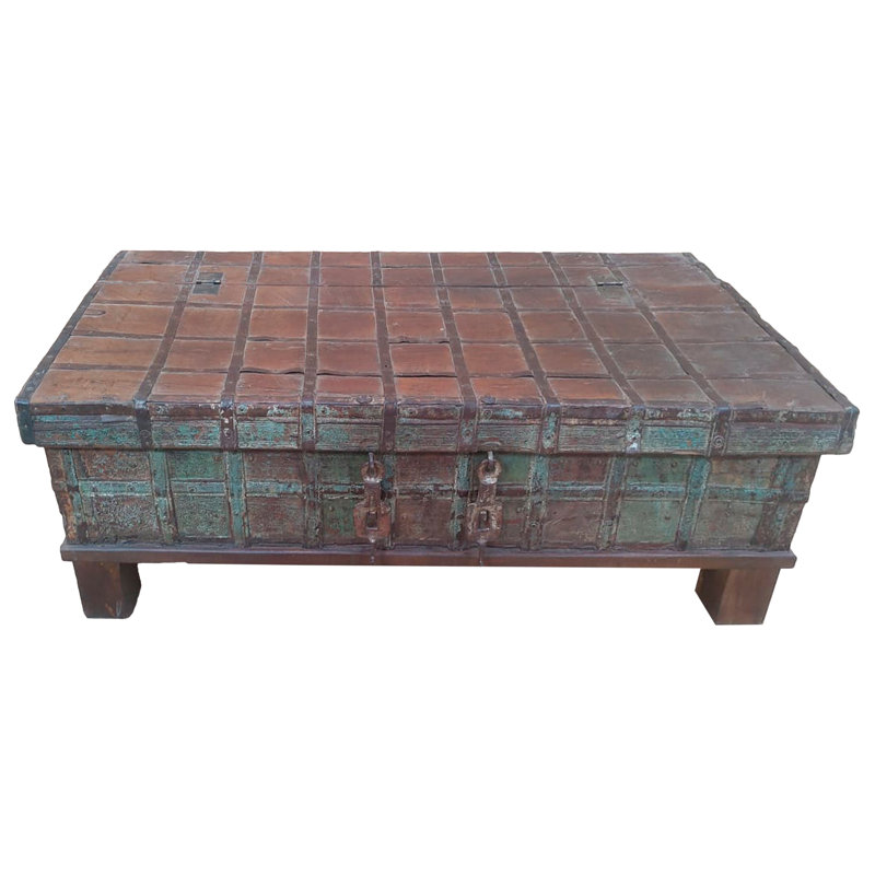 Union Rustic Chatwin Solid Wood Block Coffee Table | Wayfair.co.uk