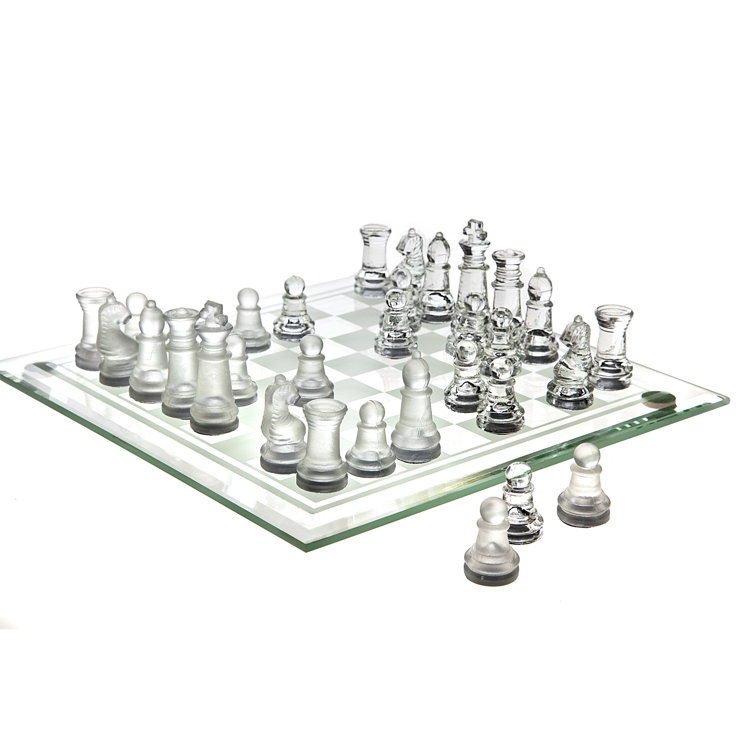 Studio Silversmiths Clear Chess Board Game & Reviews | Wayfair