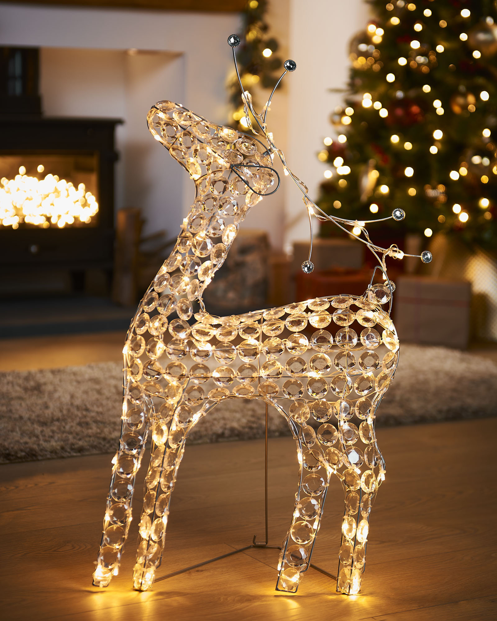 The Seasonal Aisle Crystal Reindeer Lighted Display | Wayfair.co.uk