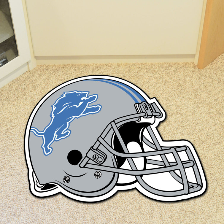 FANMATS Detroit Lions_Detroit Lions Mascot Helmet Rug | Wayfair