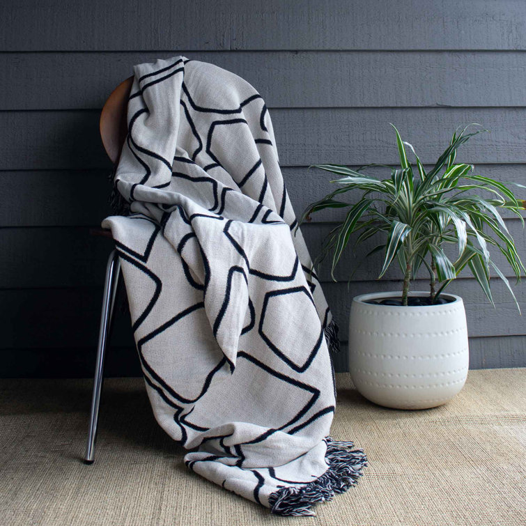 Karbon Market Raffe Throw | Wayfair