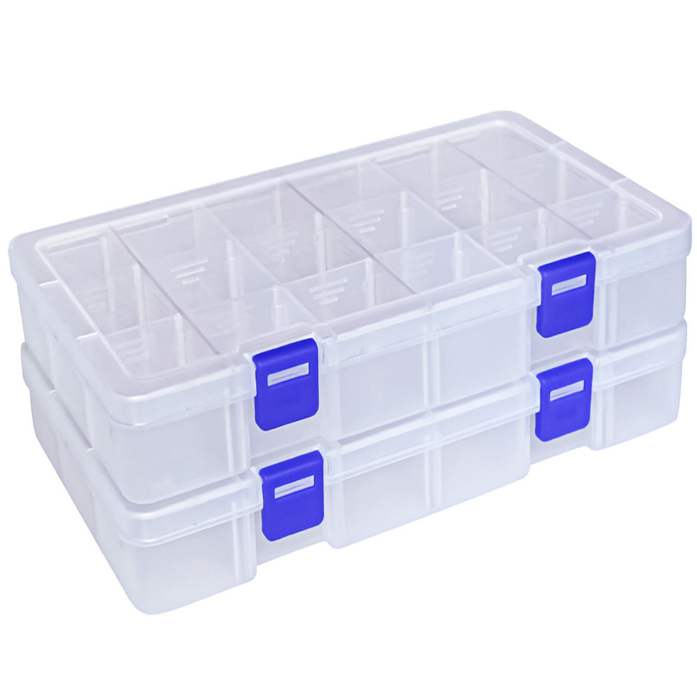 Rebrilliant Plastic Craft Case 18 Compartment Jewelry Box | Wayfair