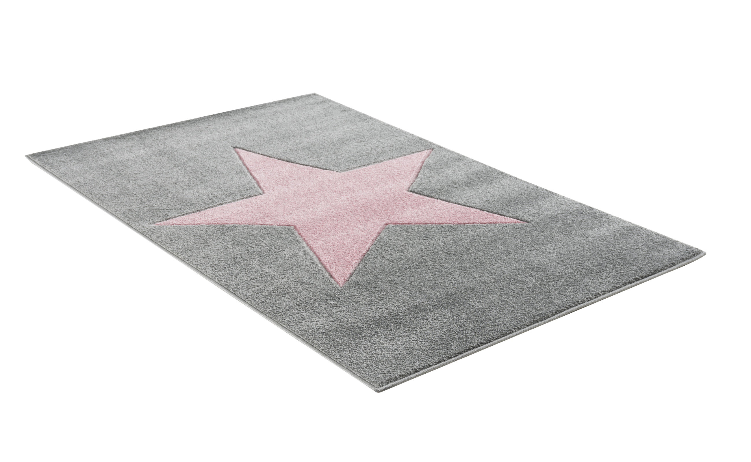Livone Shooting Star Shaggy Silver Grey/Pink Rug | Wayfair.co.uk