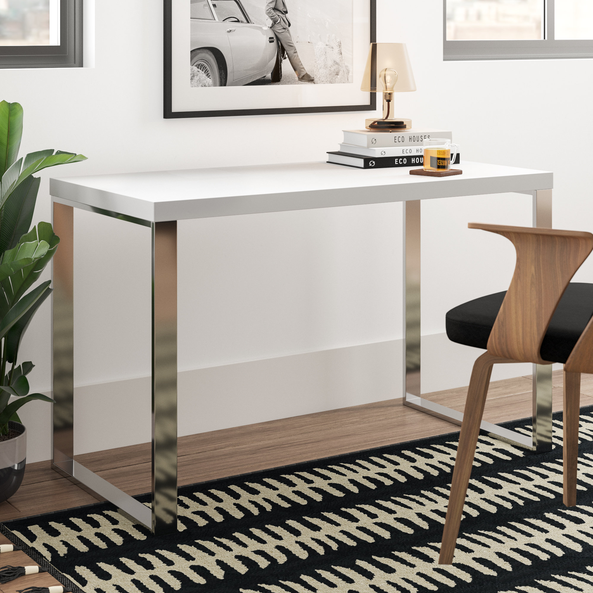 Ivy Bronx Malmesbury Desk & Reviews | Wayfair