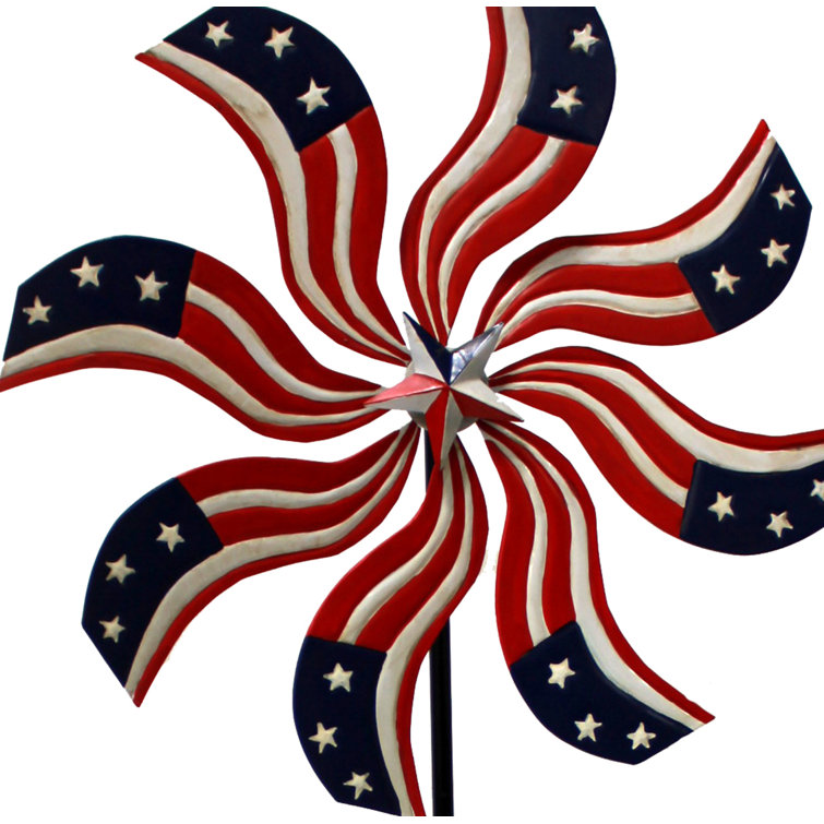 Arlmont & Co. Lagarrian Americana Wind Spinner Rotator | Wayfair