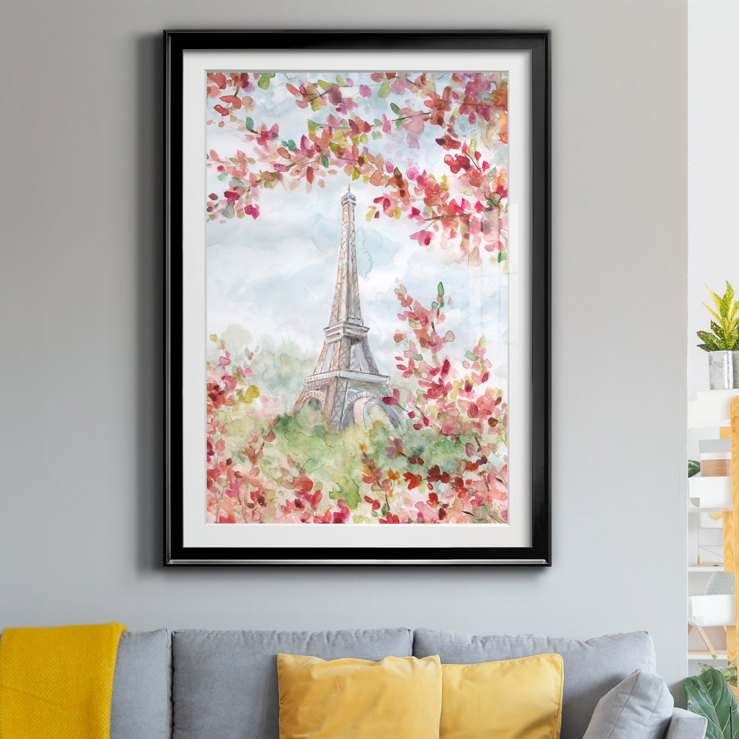 Ophelia & Co. Springtime In Paris - Picture Frame Painting | Wayfair
