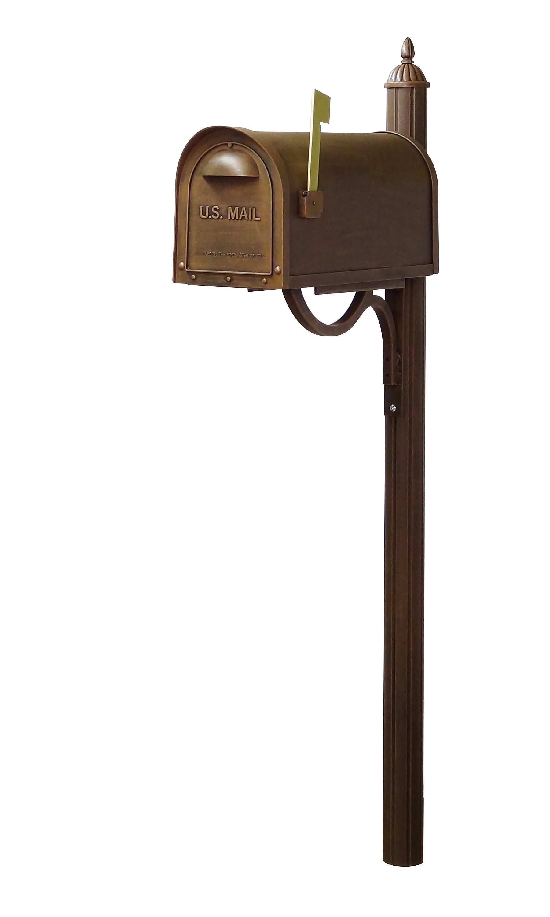 Special Lite Products Classic Curbside Mailbox with Post Included | Wayfair