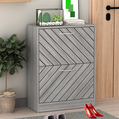 Wade Logan® 12 Pair Shoe Storage Cabinet & Reviews | Wayfair