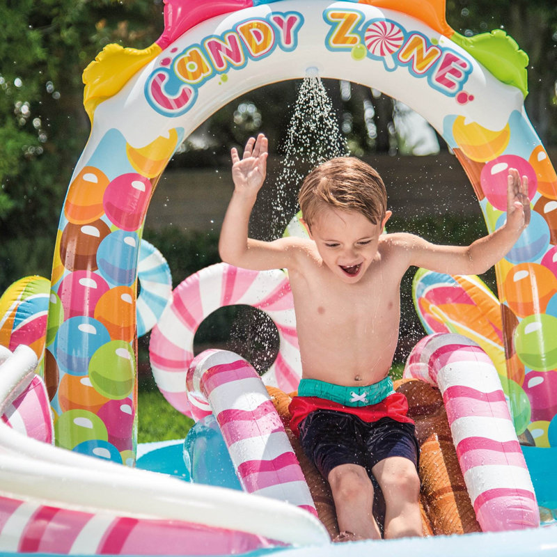 Intex 6.2' x 9.7' Inflatable Water Slide & Reviews | Wayfair