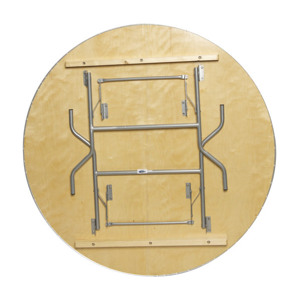 PRE Sales WFT Circular Portable Folding Table & Reviews | Wayfair