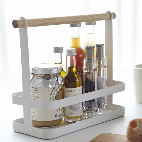 Yamazaki USA Yamazaki Home Spice Rack, Steel + Wood, Handles & Reviews ...