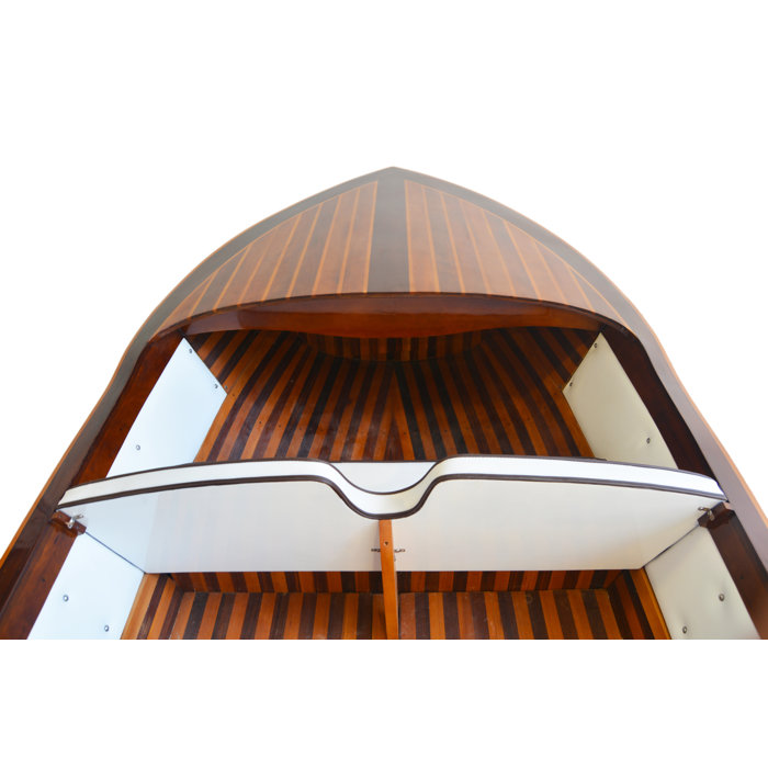 Old Modern Handicrafts Chris Craft Design Boat 14 Feet | Wayfair
