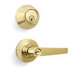 Premier Lock Complete Entry Lever Set with Single Cylinder Deadbolt ...