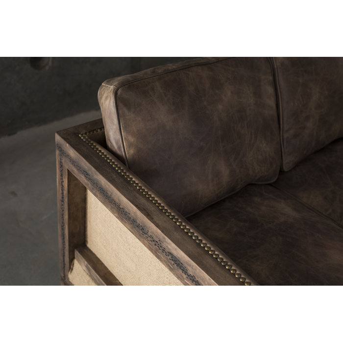 Union Rustic Dustin Leather Armchair & Reviews | Wayfair