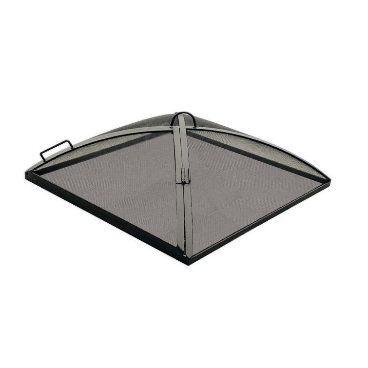 Master Flame Stainless Steel Square Fire Pit Spark Screen | Wayfair