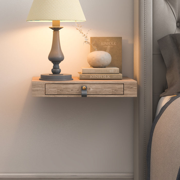 Gracie Oaks Martyn Floating Shelf with Drawer & Reviews | Wayfair