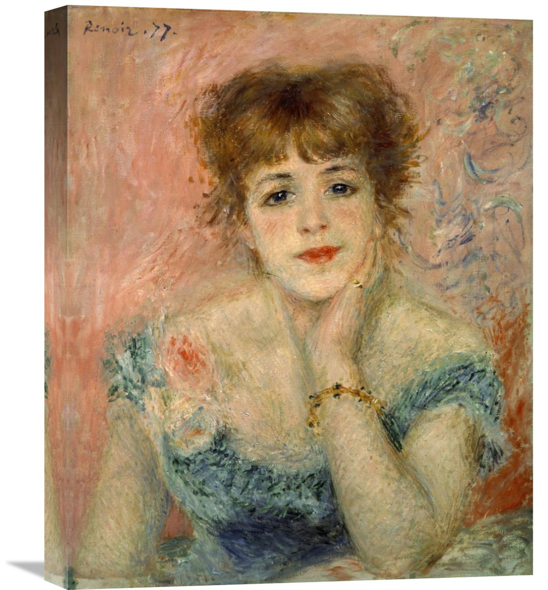 Vault W Artwork Portrait Of Actress Jeanne Samary by Pierre-Auguste ...