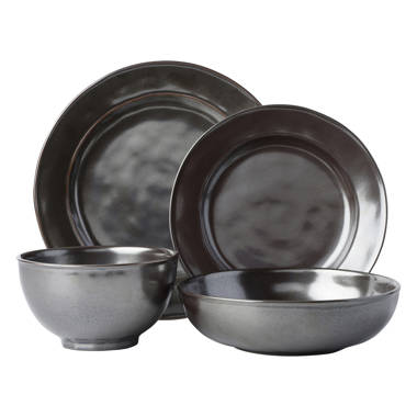 Juliska Pewter 4 - Piece Stoneware Dinnerware Set, Service for 1 | Perigold