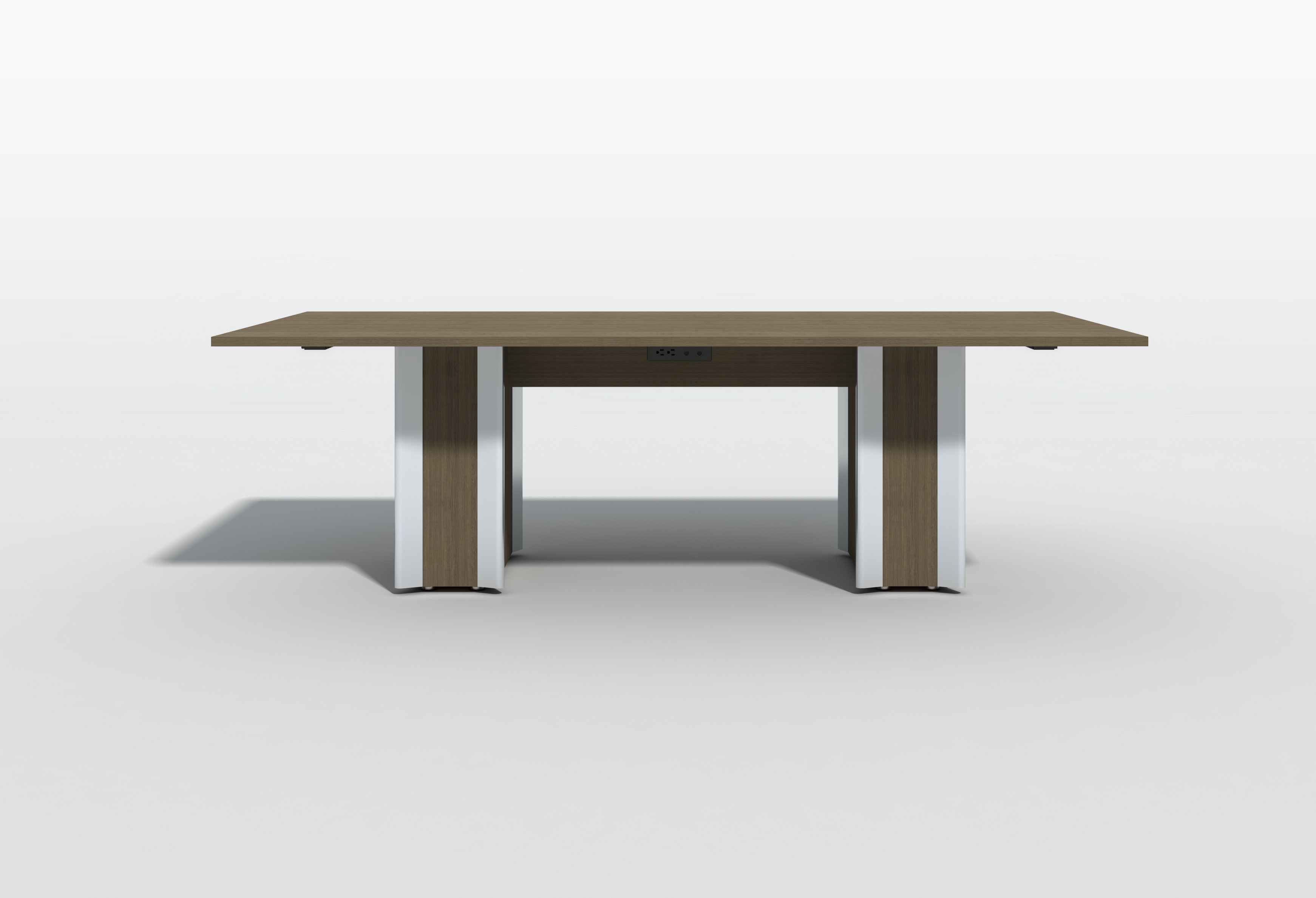 In2 Design Rectangular Conference Table with Power Modules | Wayfair