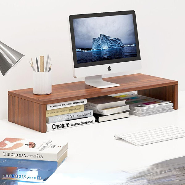 Latitude Run® Computer Monitor Heightening Frame Base Heightening Desk ...