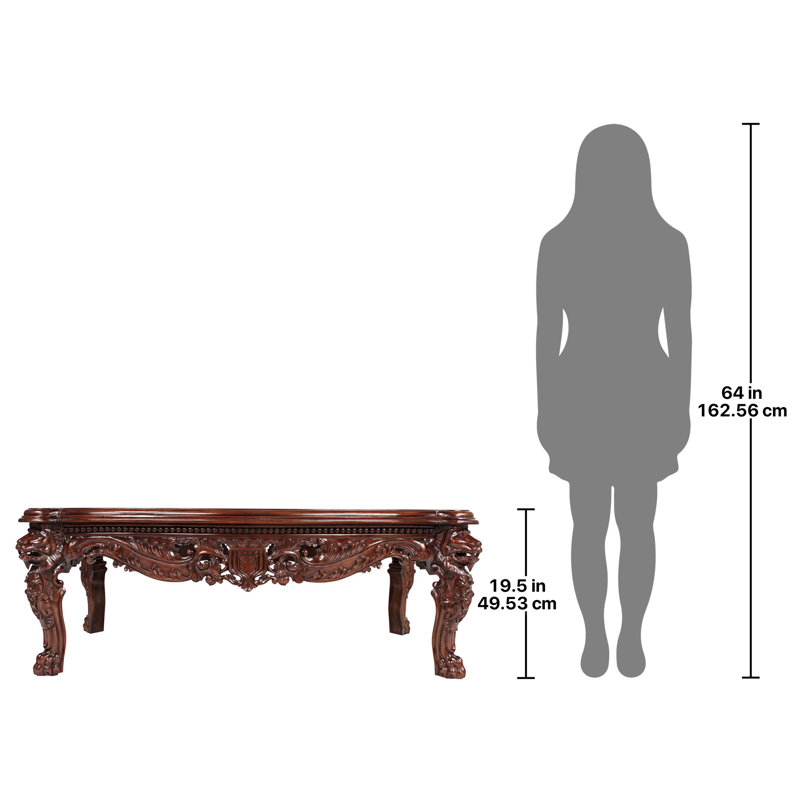 Design Toscano Lord Raffles Coffee Table & Reviews | Wayfair