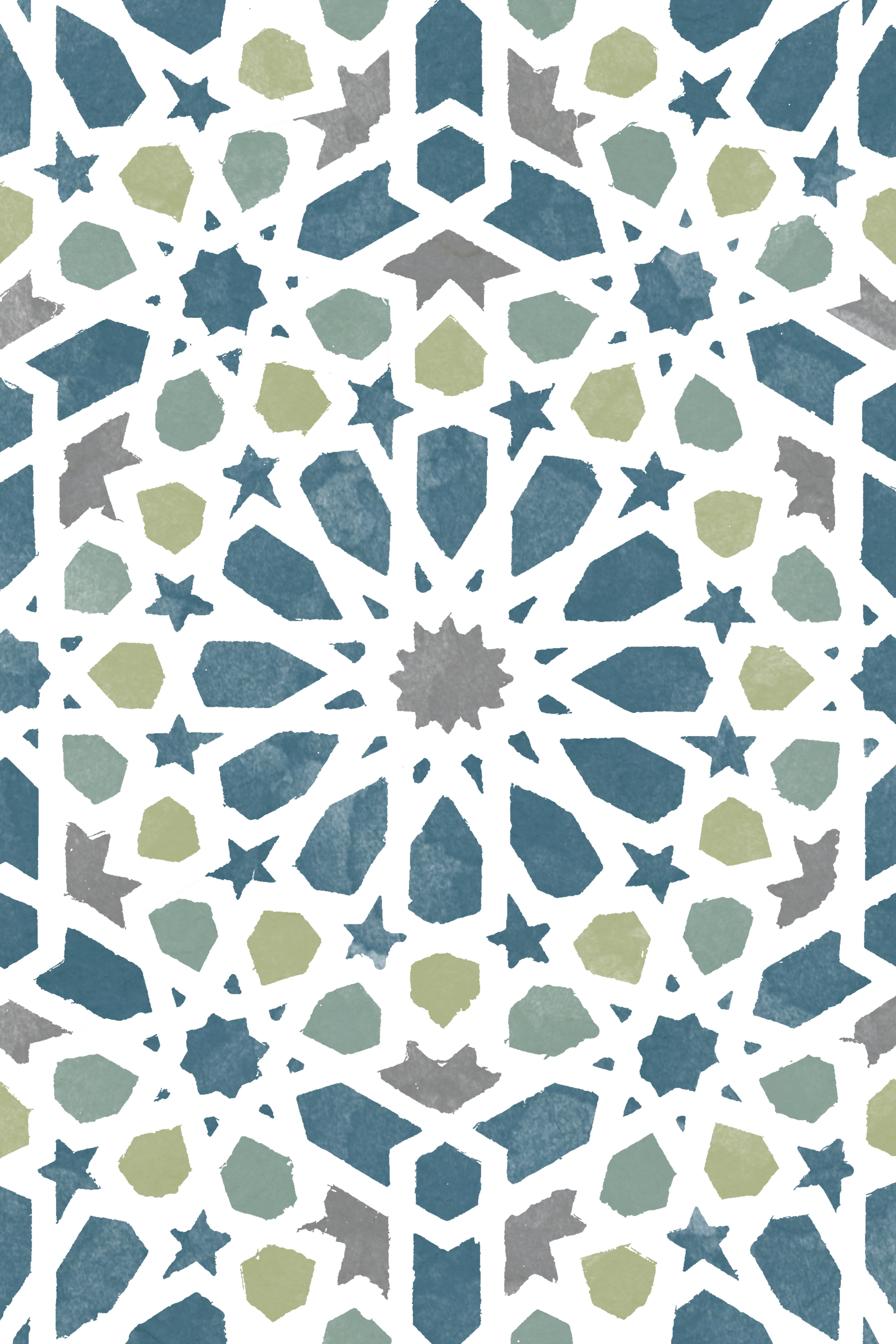 Canora Grey Zellige Board III by Alonzo Saunders - Wrapped Canvas ...