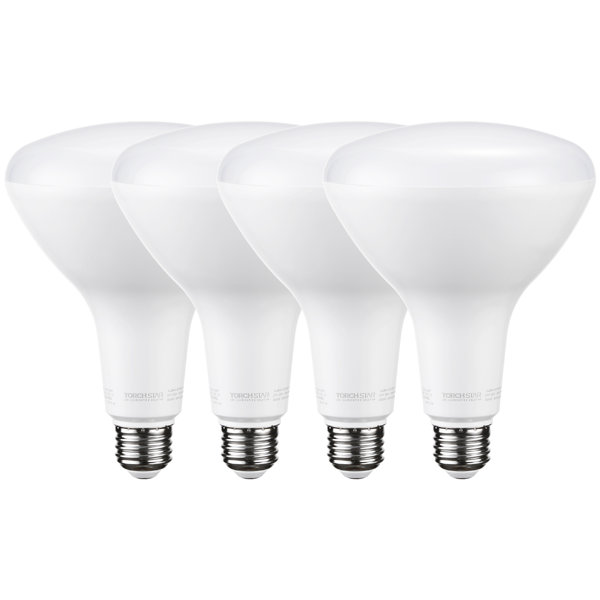 TORCHSTAR BR40 LED Light Bulbs, 100W Eqv. E26 Screw Base, Dimmable ...