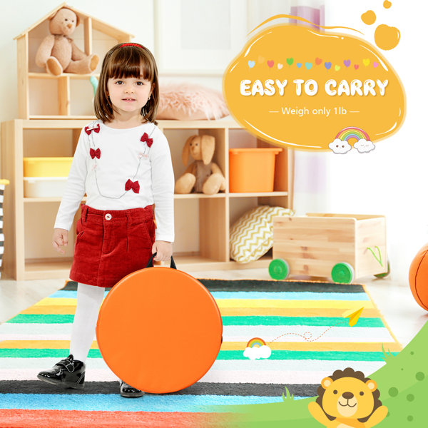 Gymax Kids 3'' Floor Cushion | Wayfair