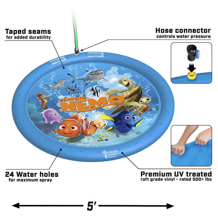 GoFloats Disney Pixar Finding Nemo Splash Mat By Gofloats | Wayfair