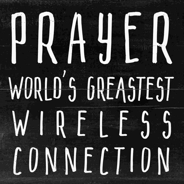 Trinx Prayer Wireless Connection - Wrapped Canvas Print | Wayfair