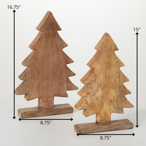 2 Piece Mango Large Tree Accents Set | Birch Lane