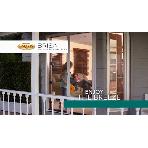 LARSON Brisa Aluminum Double Sliding Screen Doors & Reviews | Wayfair