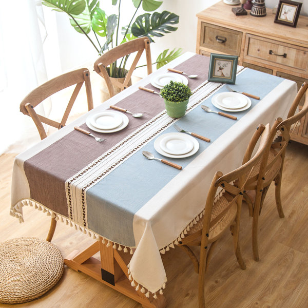 Union Rustic Dumas Cotton Blend Tablecloth & Reviews | Wayfair