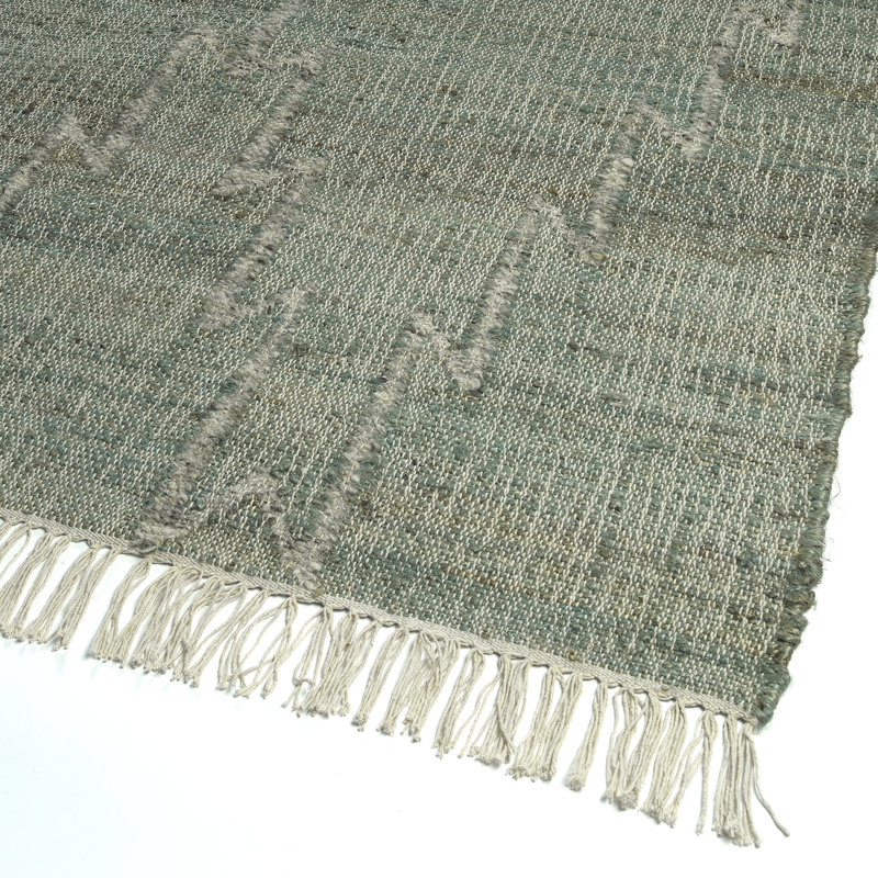 Kaleen Handmade Flatweave Jute/Sisal Seafoam Rug | Wayfair