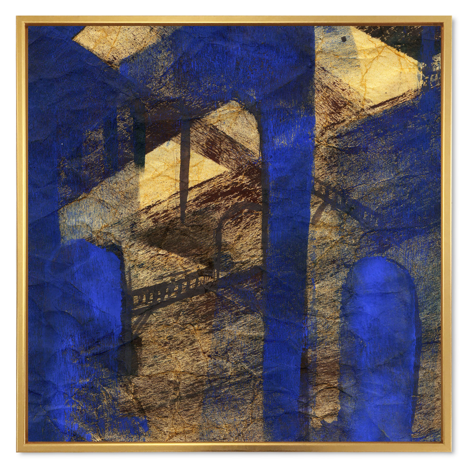 Wrought Studio Abstract Triangle & Cubism Element IV - on | Wayfair